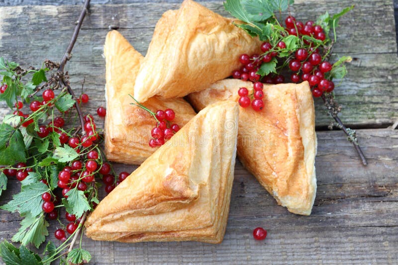 Puff Pastry with Red Currant Stock Photo - Image of life, fast: 127631416