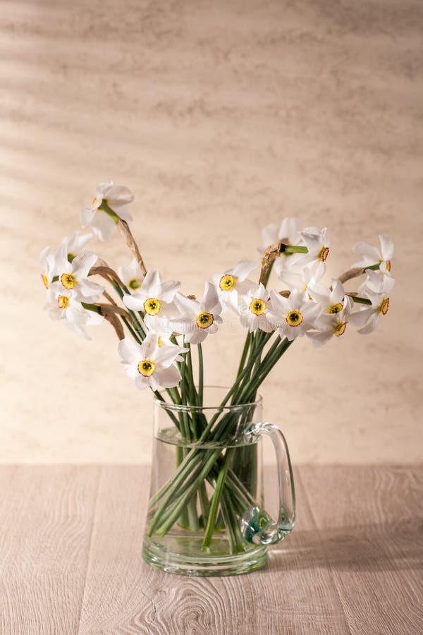 Still life with daffodils stock image. Image of fragrance - 92488403