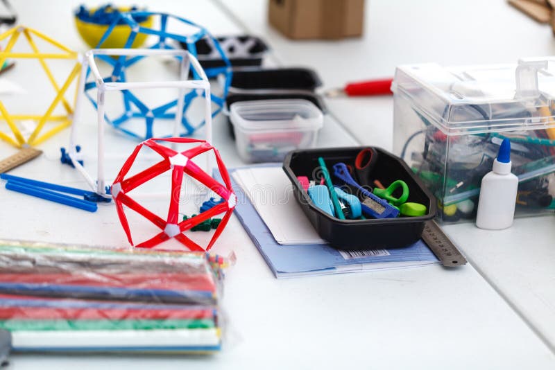 Still Life of Developing Objects for Children`s Creativity and H Stock ...