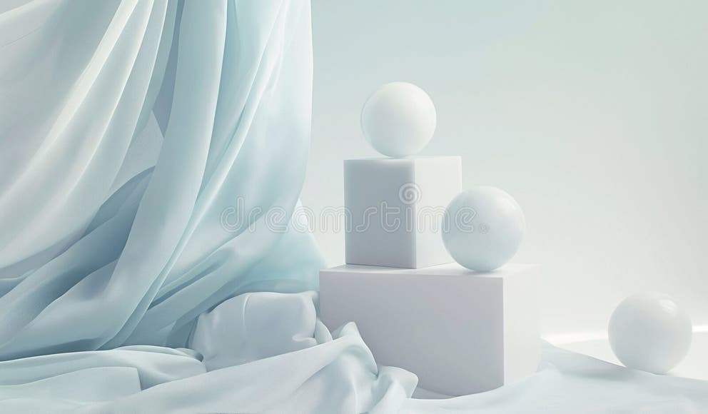 Still Life for a Drawing Lesson Using Minimalist Geometric Plaster ...