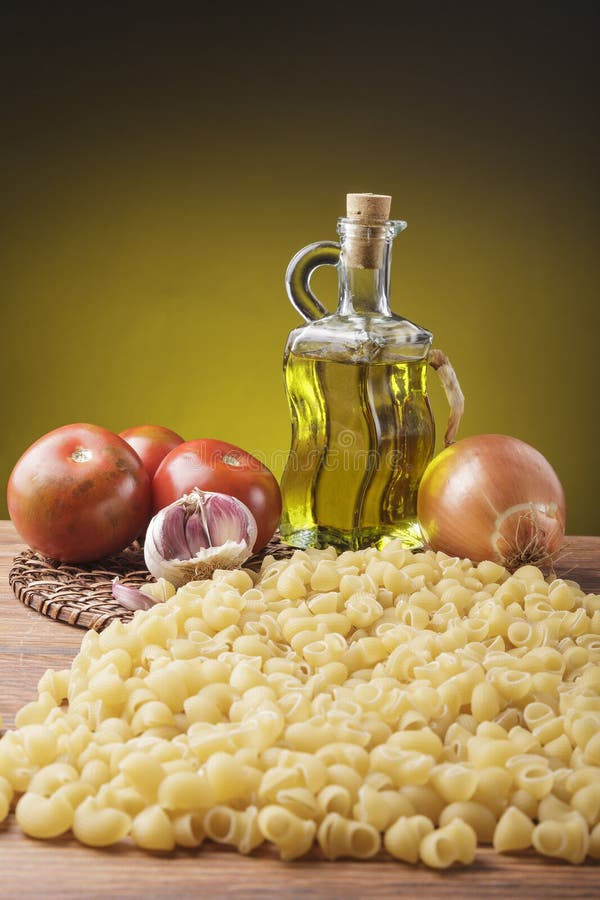 Still Life with Essential Ingredients Stock Image - Image of garlic ...