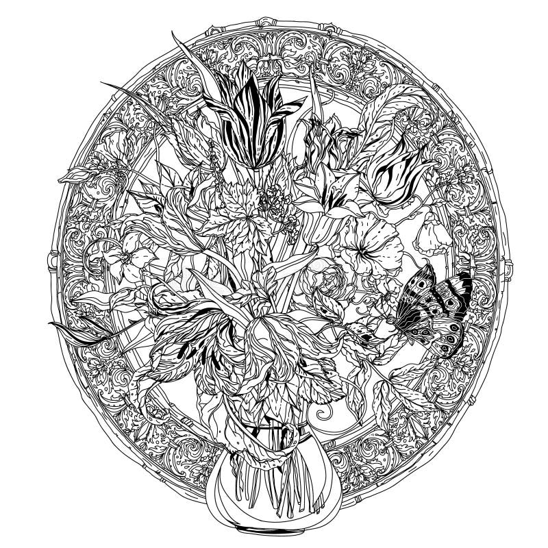 Zentangle Interpretation Stock Illustrations – 53 Zentangle ...