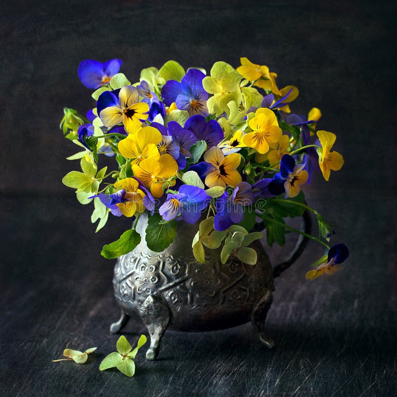 Still life with a flowers. stock photo. Image of composition - 127930450