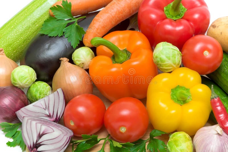 Still Life of Fresh Vegetables Stock Photo - Image of food, bright ...