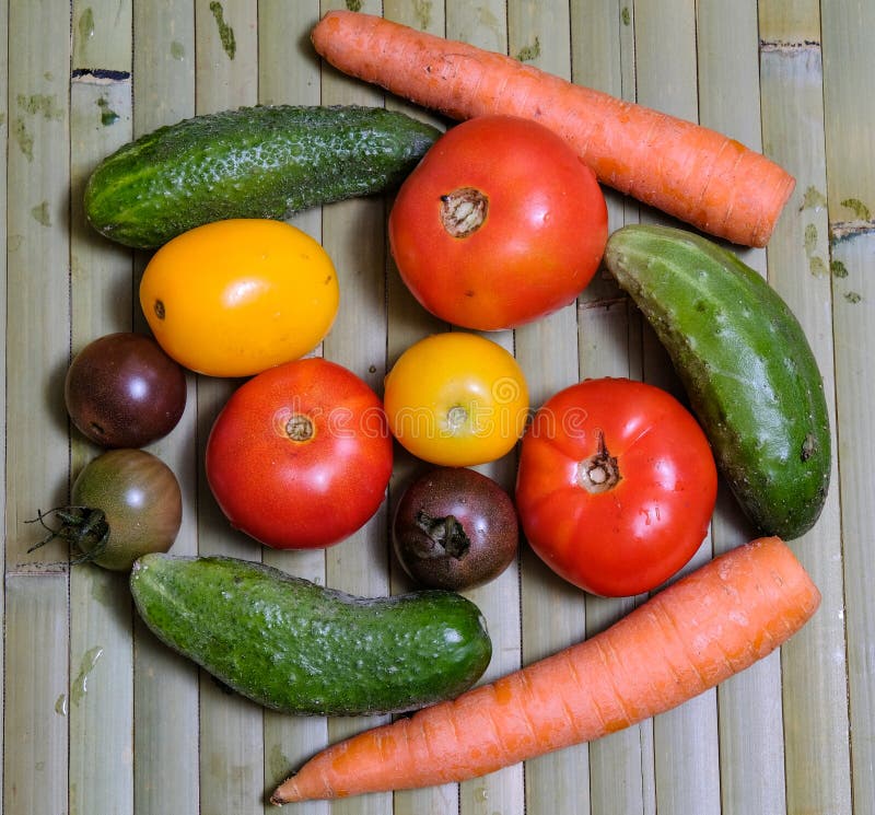 Still Life of Fresh Vegetables Stock Photo - Image of cuisine ...