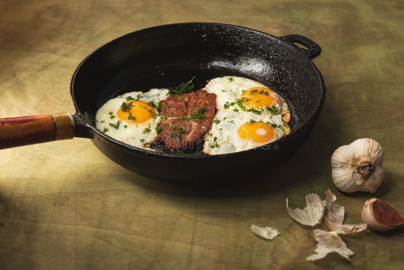 Still Life - Fried Chicken Eggs Stock Image - Image of delicious ...