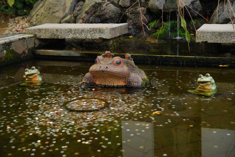 Still Life of Frogs stock photo. Image of holiday, coin - 40511342