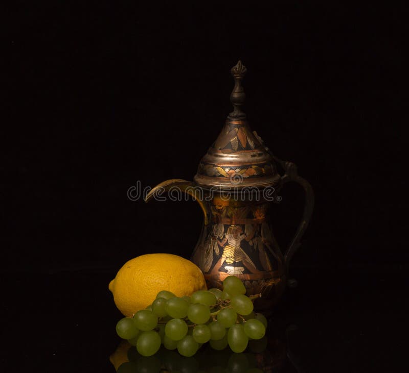 Still life with fruit stock photo. Image of arabic, life - 69819700