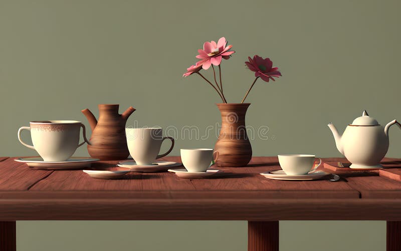Still Life, Generative AI Illustration Stock Illustration ...