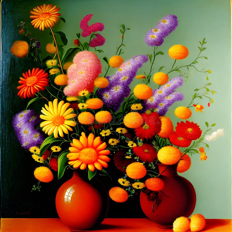 Still Life, Generative AI Illustration Stock Illustration ...