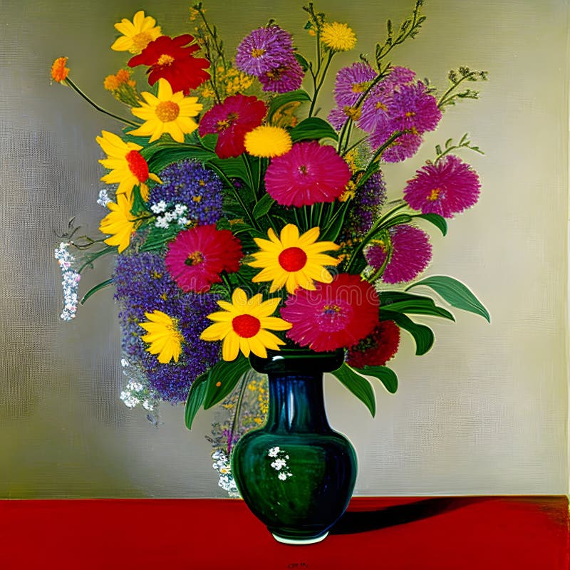 Still Life, Generative AI Illustration Stock Illustration ...