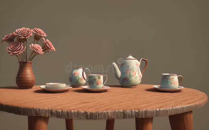 Still Life, Generative AI Illustration Stock Illustration ...