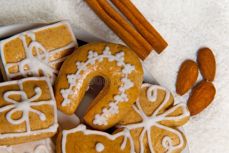 Still Life with Gingerbread Stock Photo - Image of marzipan, confection ...
