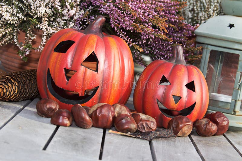 Still life Halloween stock image. Image of heather, arrangement - 22195703