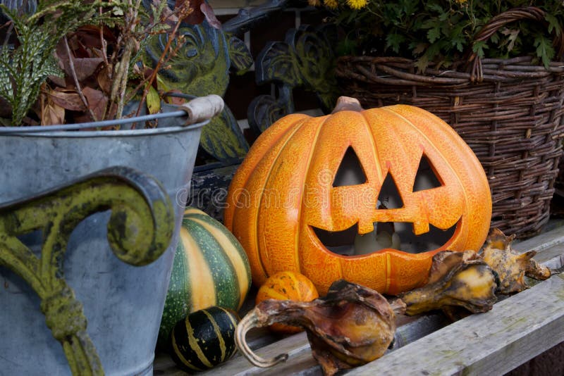 Still life Halloween stock image. Image of season, vegetable - 22195799
