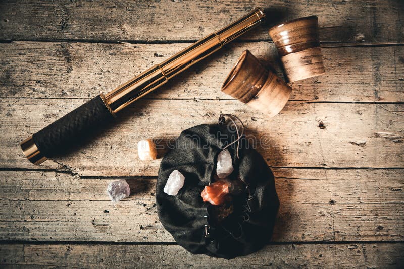 Still Life with Many Different Objects from the Medieval or Fantasy ...