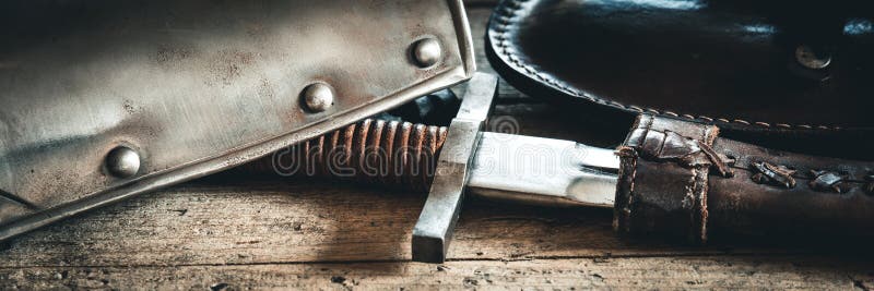 Still Life with Many Different Objects from the Medieval or Fantasy ...