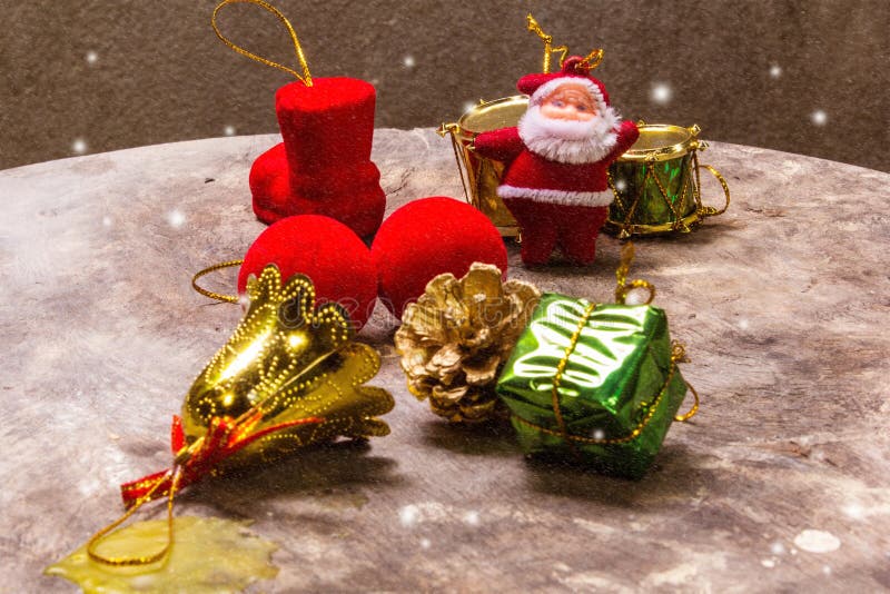 Still Life with Merry Christmas Stock Photo - Image of parchment, bows ...