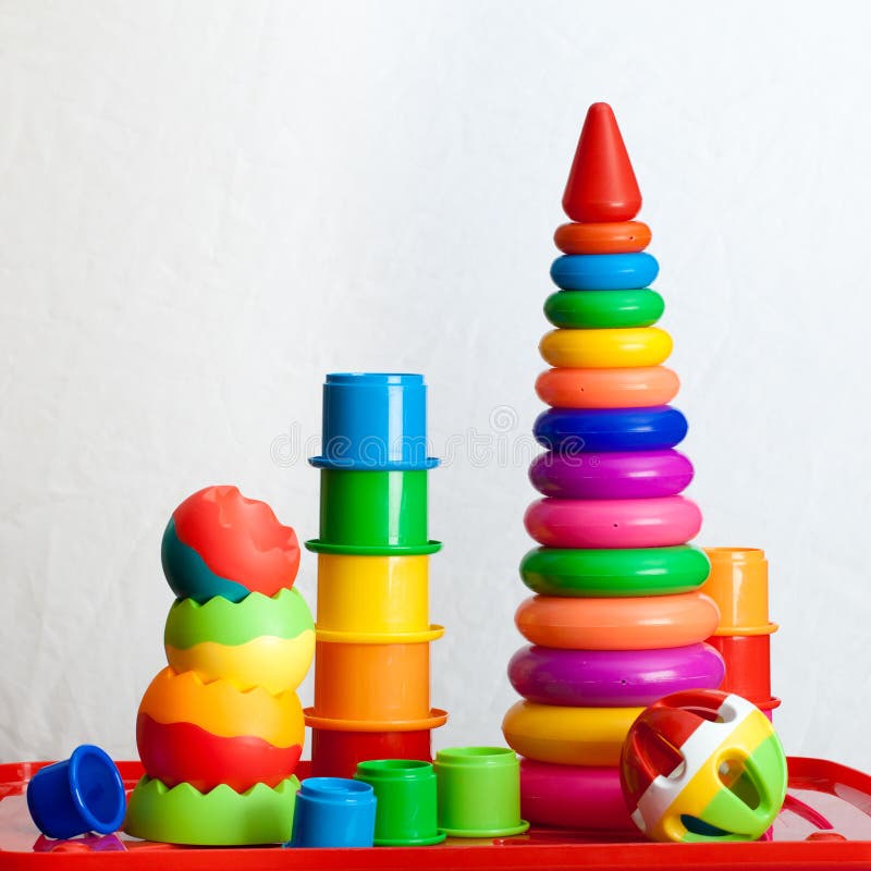 Still Life from Multi-colored Toys Stock Image - Image of child ...