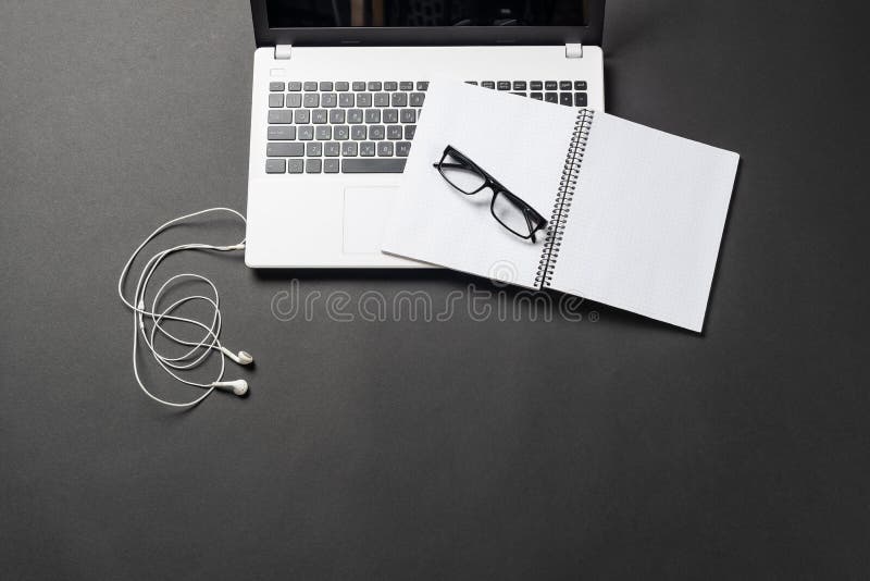 Still Life of Office Workplace with Supplies Stock Photo - Image of ...