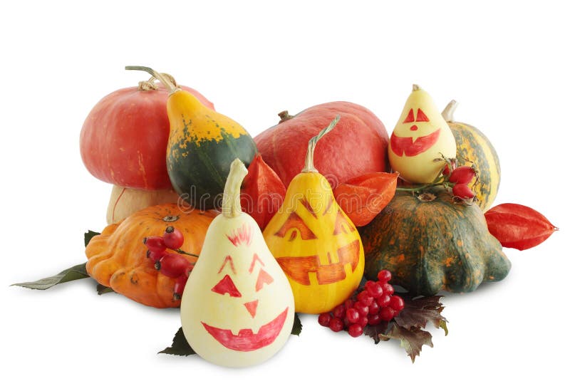 Still-life with Painted Halloween Stock Image - Image of objects ...