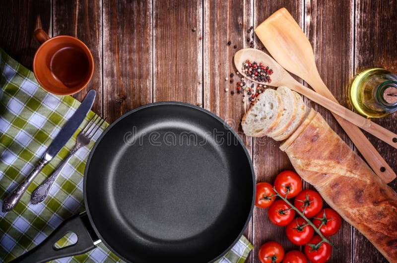 Still Life pan stock photo. Image of bread, vegetable - 72360774