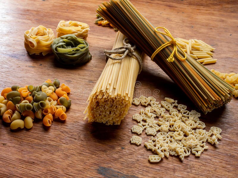 Still life of pasta stock image. Image of objects, horizontal - 190480423