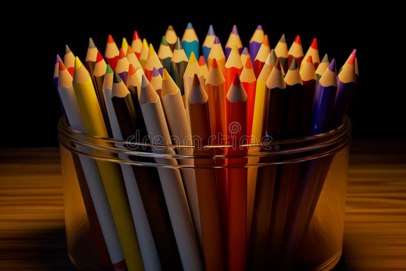 Still life of pencils. stock illustration. Illustration of design ...