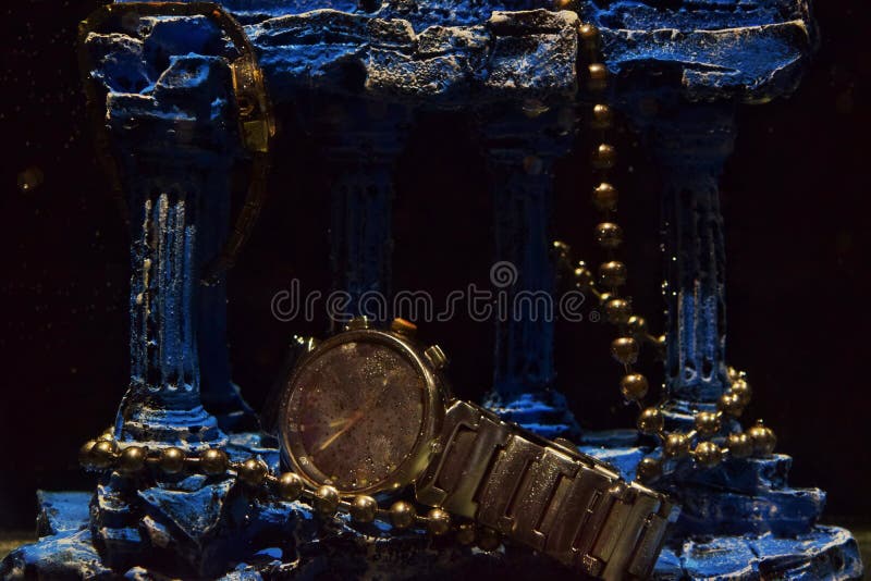 Still Life Photography in Combination with Underwater Photography Stock ...