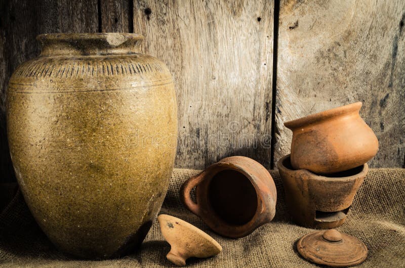 Still life the pottery stock photo. Image of background - 35850990