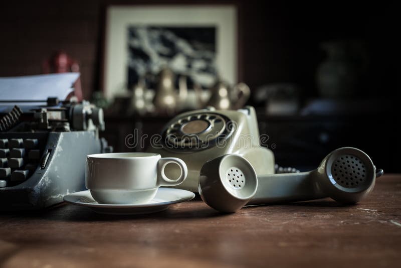 Still life of retro office stock photo. Image of retro - 37231646