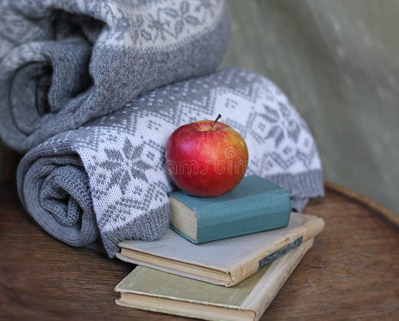 Still Life in Retro Style with an Old Key, Dry Flowers and Book Stock ...