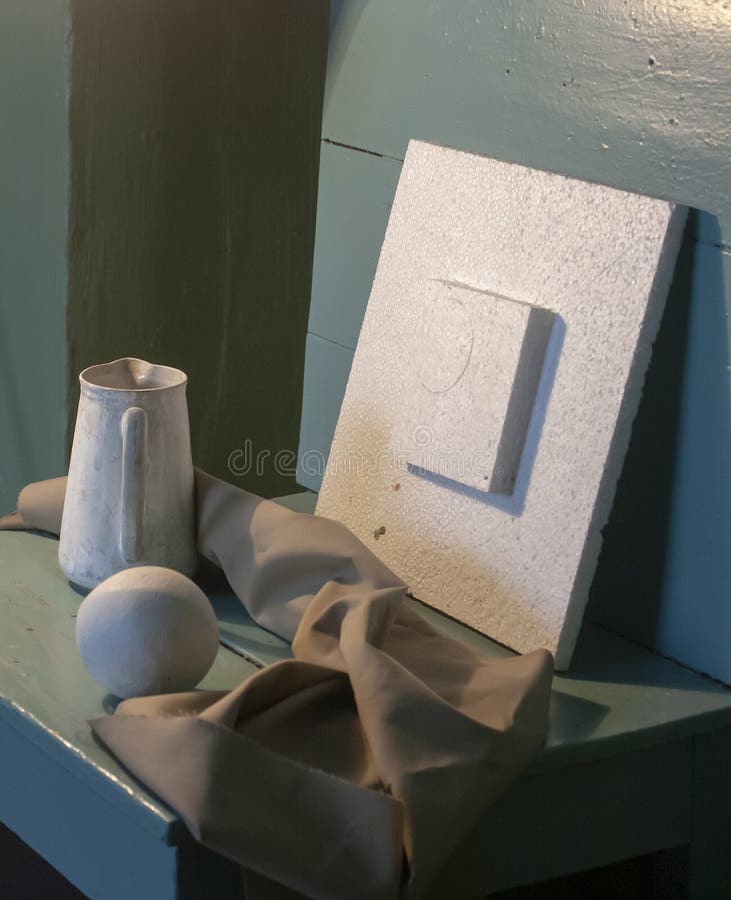 Still Life of Several Items for Graphic Work in an Art School Editorial ...