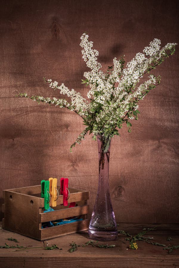 Still life- spring bouquet stock illustration. Illustration of plant ...