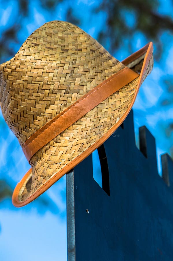 Still life: straw hat stock photo. Image of vouge, italy - 58277094
