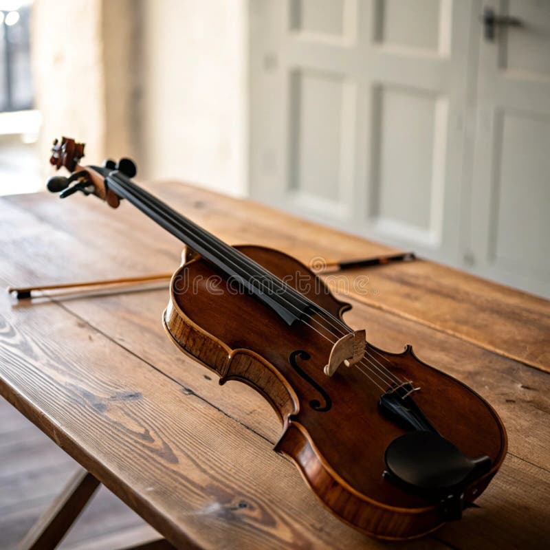 Still Life of String Instrument Stock Illustration - Illustration of ...