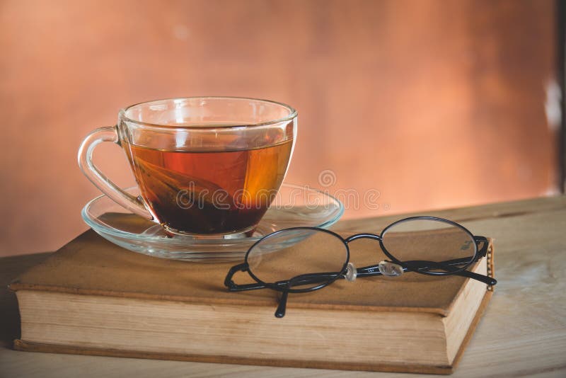 Still Life Tea Time with Book. Stock Photo - Image of health, pattern ...