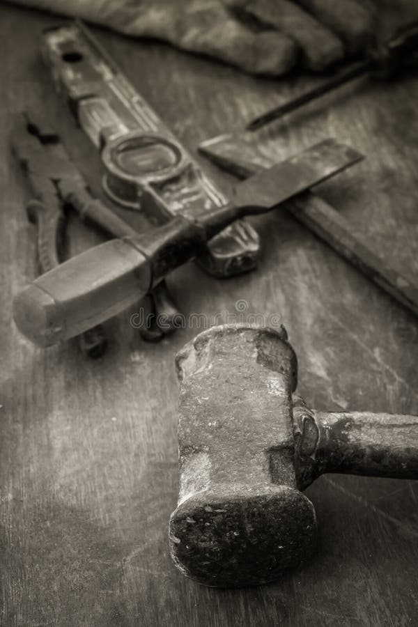 Still life of tools stock photo. Image of life, building - 71765176