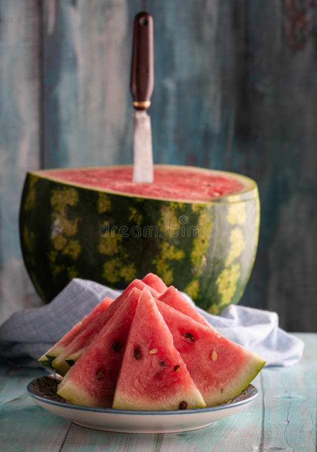 Still Life with Watermelon, Stock Photo - Image of piece, food: 202209674