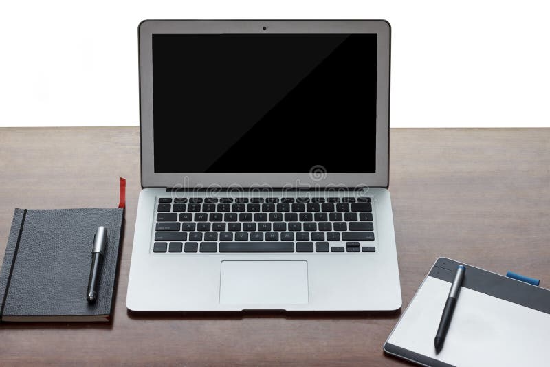 Still Life of Working Desk with Electronics Stock Photo - Image of ...