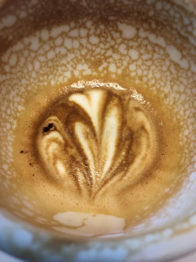 Still Love at the Bottom of Cup Stock Image - Image of heart, latte ...