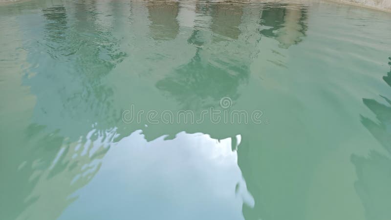 Still Pool Water with Sky Reflection in Outdoor Space Stock Photo ...