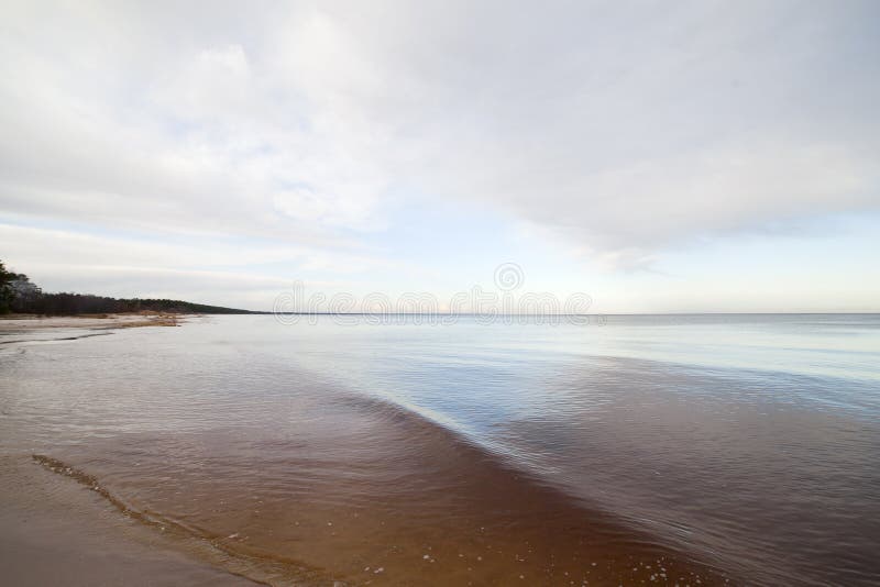 Still sea. stock photo. Image of beach, sandy, stratosphere - 22331482