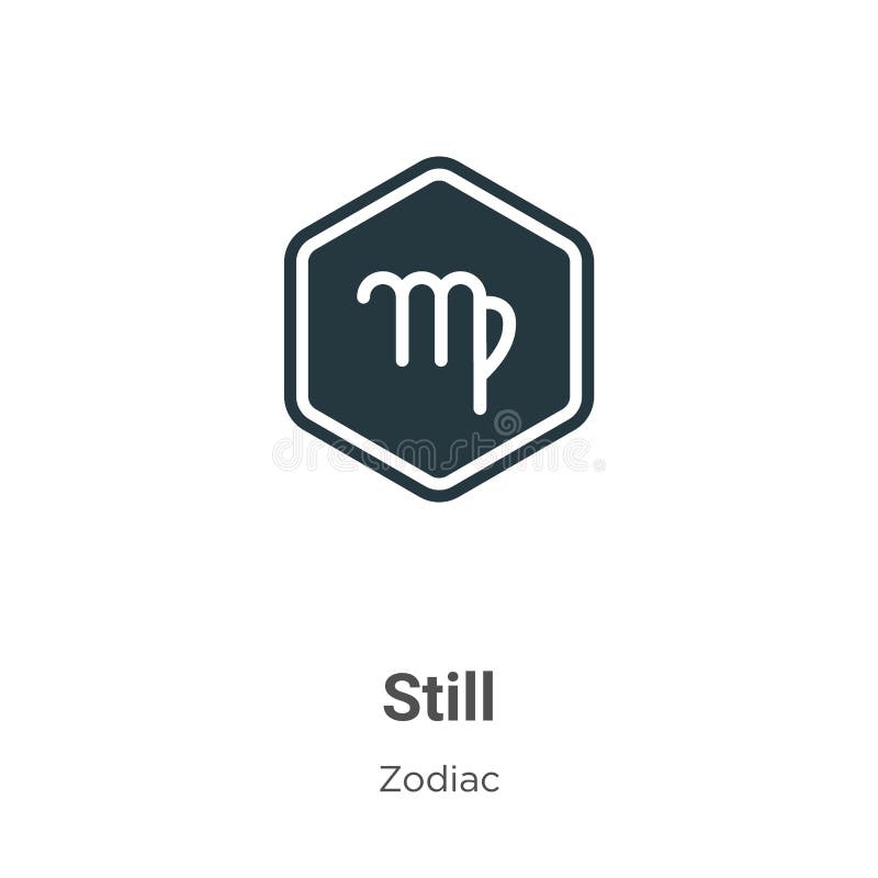 Still Icon Vector Isolated on White Background, Logo Concept of Stock ...