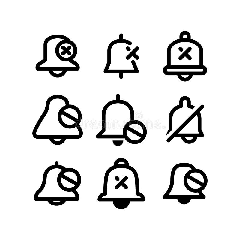 Stille Symbol Oder Logo Isolierte Zeichensymbolvektorillustration ...