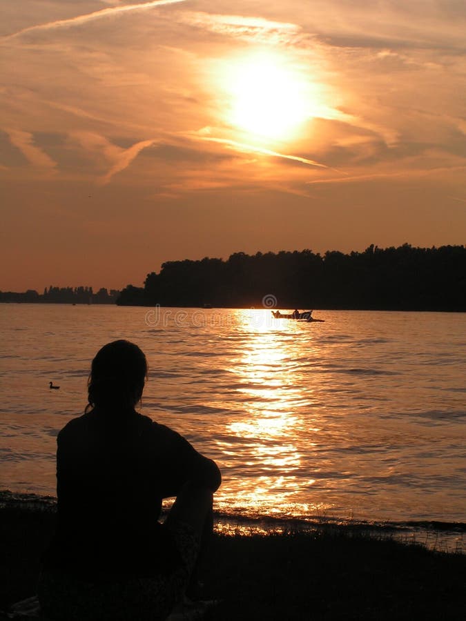 Stillness moment stock image. Image of boat, relaxing, meditation - 226255