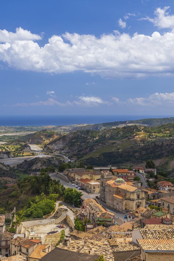 Stilo, Old Town in Calabria, Italy Stock Image - Image of landmark ...