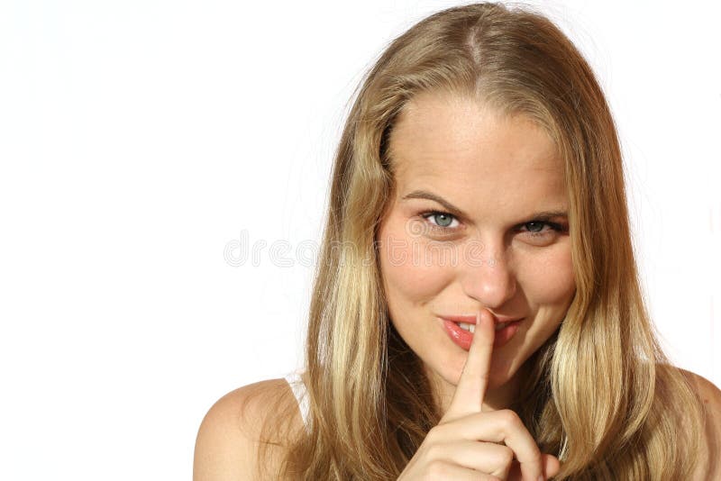 Stilte stock afbeelding. Image of gelukkig, vrij, wijsvinger - 815045