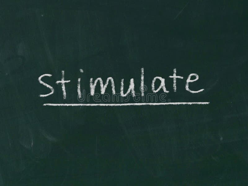 Stimulate concept word stock image. Image of text, word - 338144705