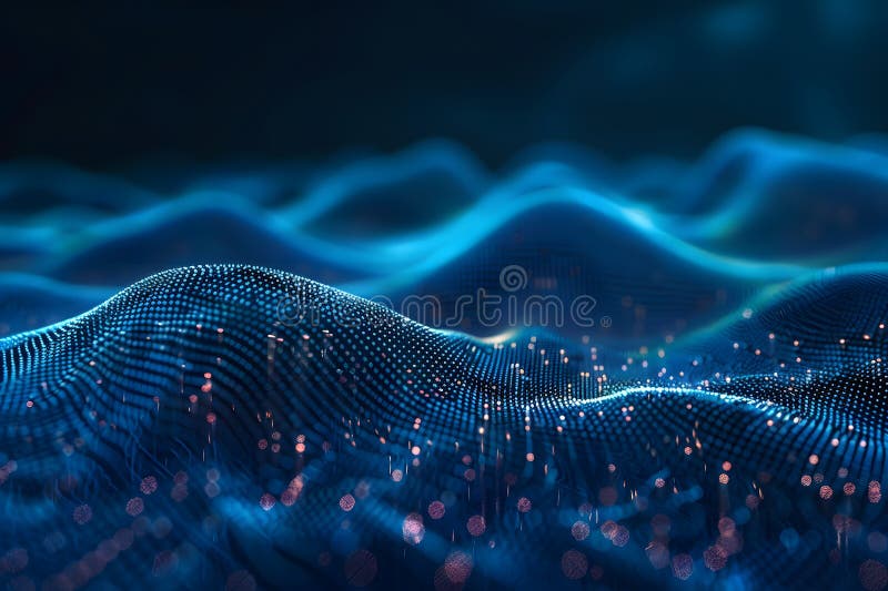 Stimulating Blue Dot Array for Cutting-Edge Digital Projects Stock ...